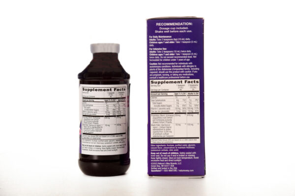 Sambucus jarabe natures way - Santo Remedio Panamá